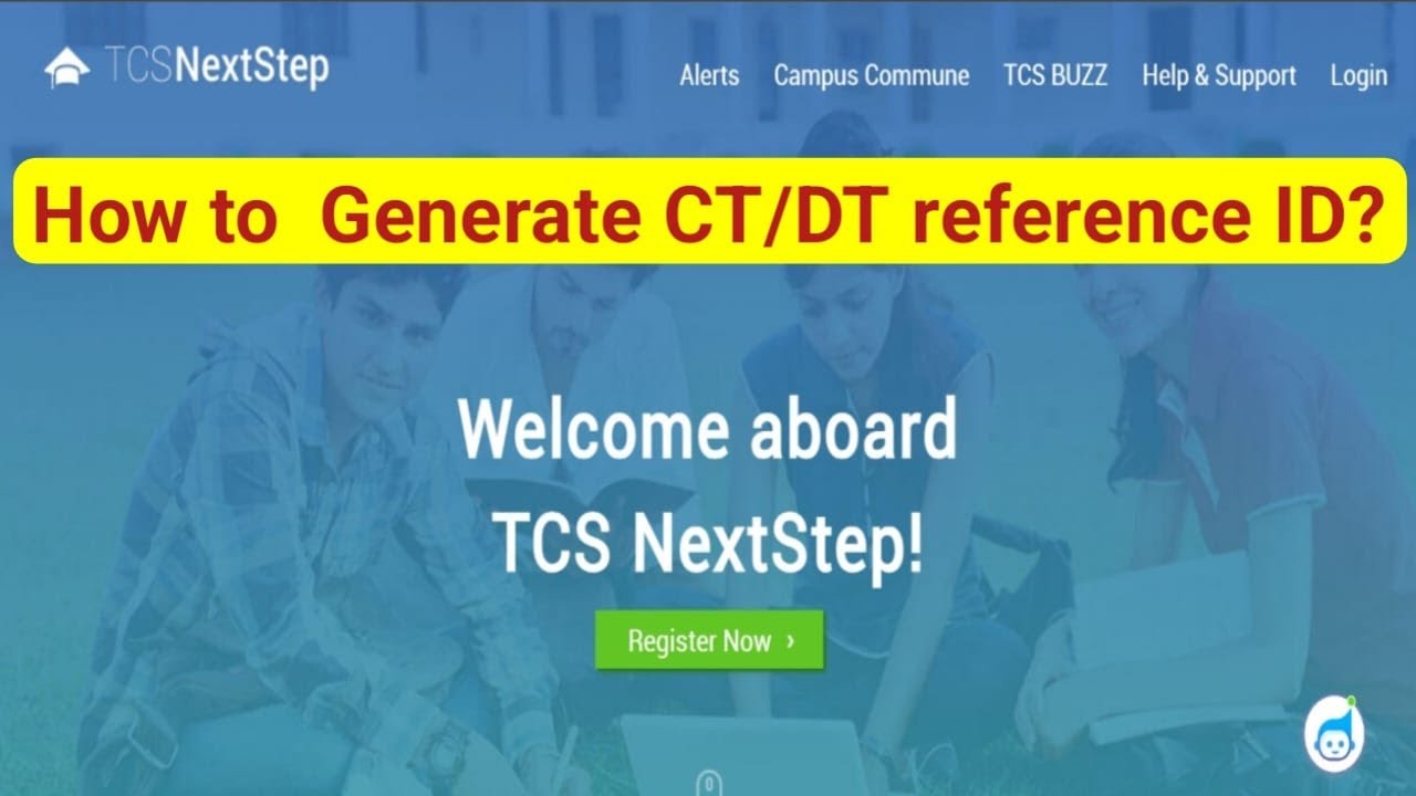 How To Register In TCS Nextstep Generate CT DT Reference ID YouTube