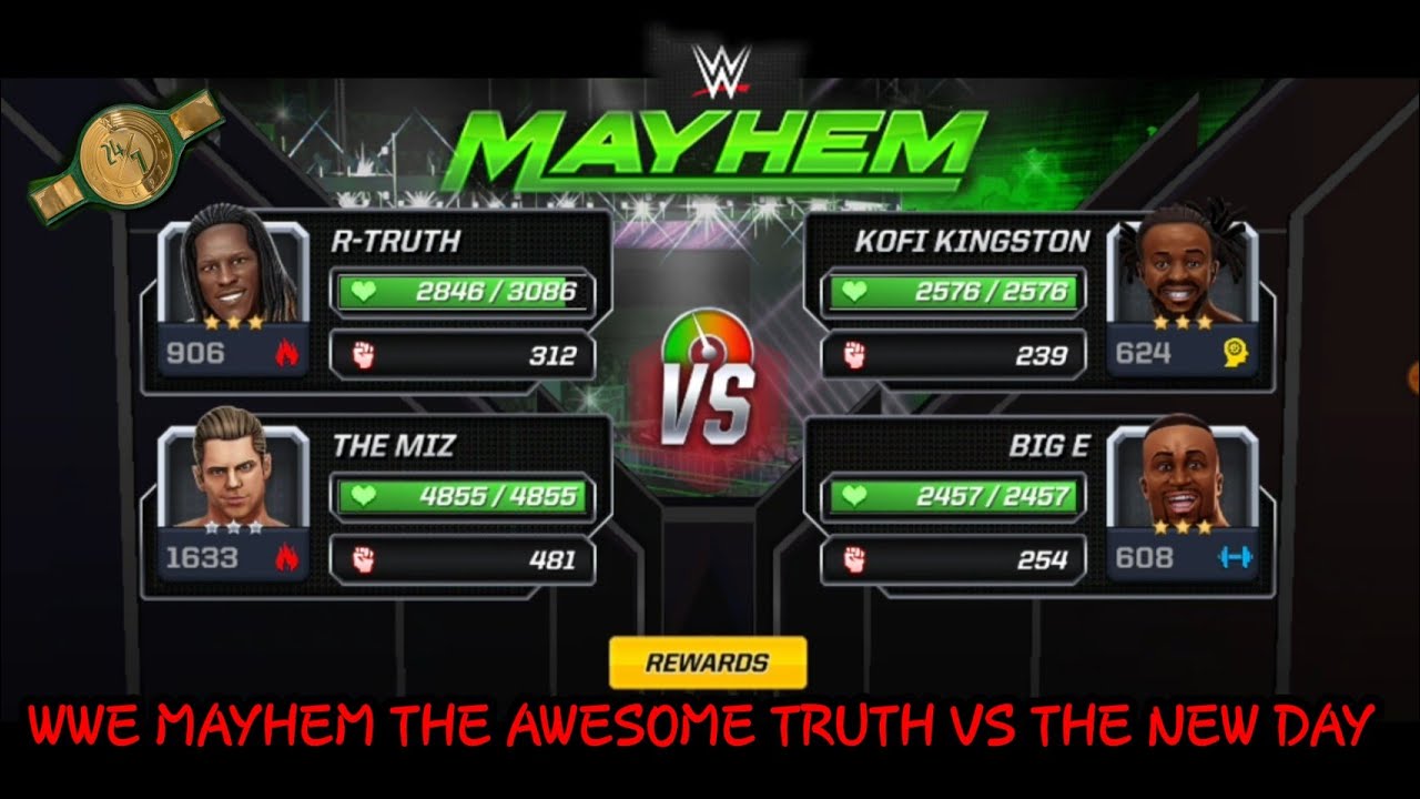 WWE Mayhem The Awesome Truth vs The New Day - YouTube