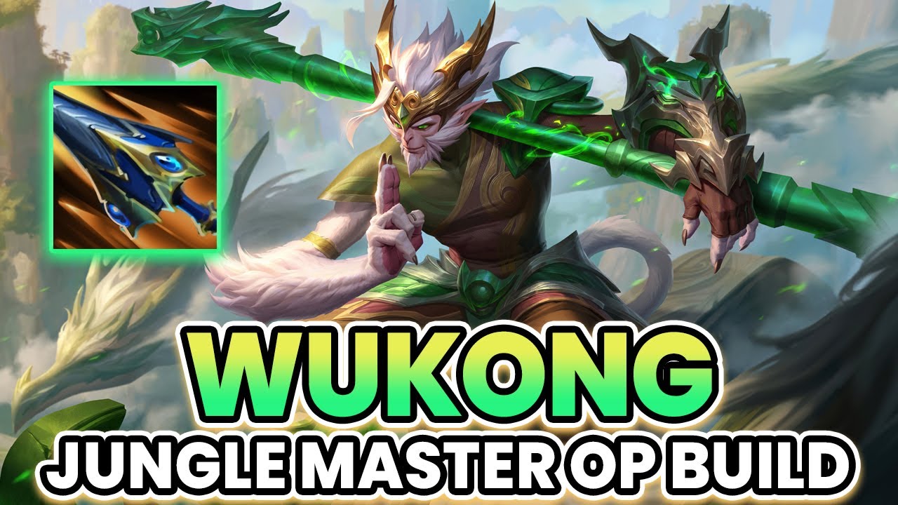 WILD RIFT WUKONG JUNGLE SECRET OP BUILD & RUNES IN SEASON 15 GAMEPLAY ...