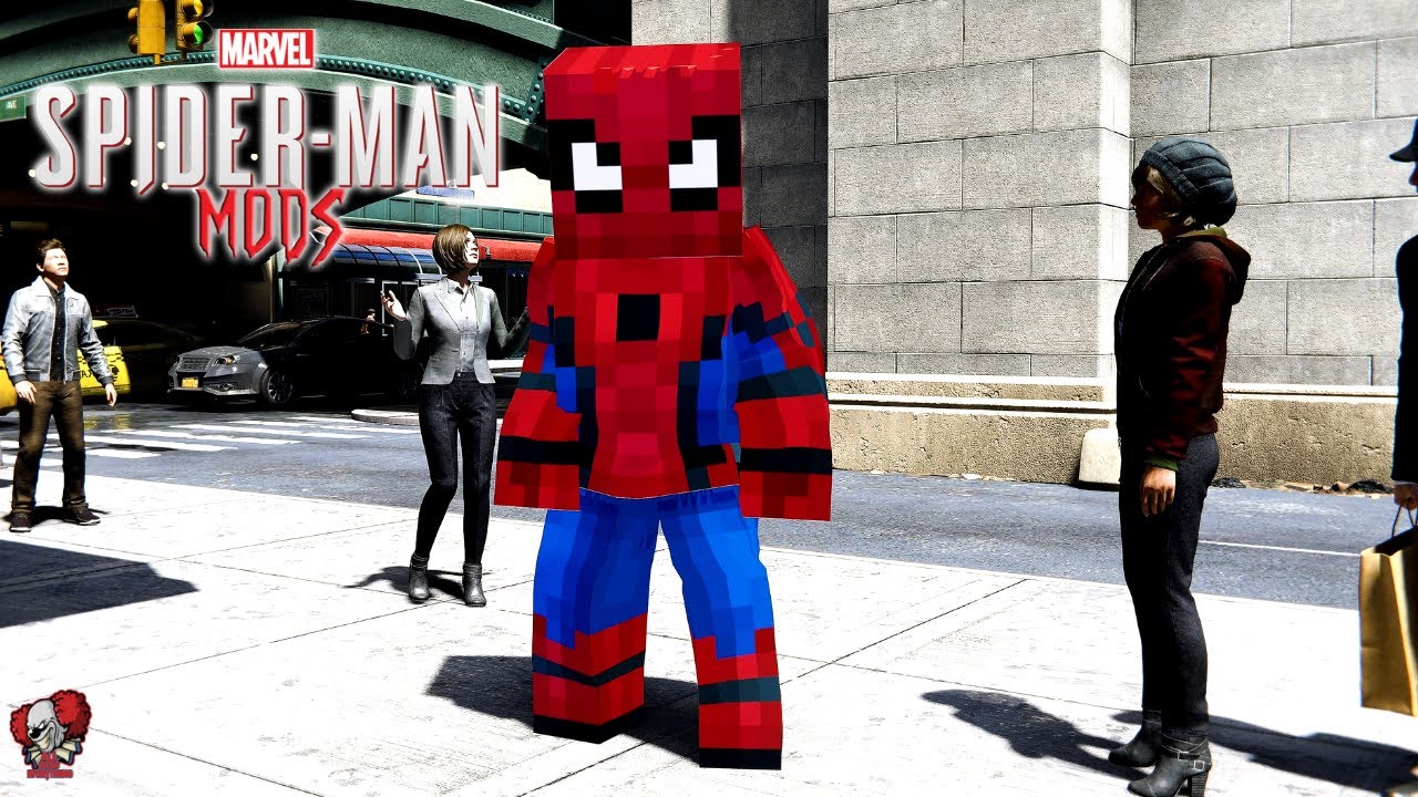 MINECRAFT SPIDERMAN SUIT || Spider-Man Remastered Mods || 2022 - YouTube