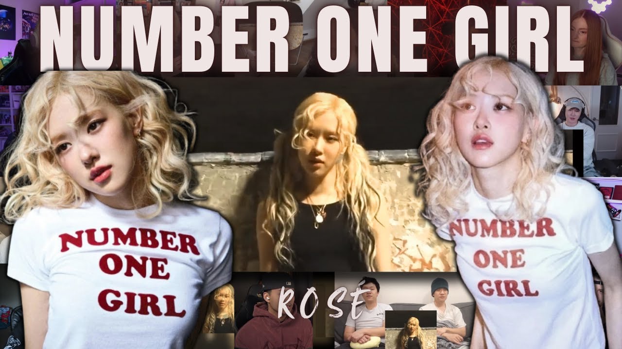 ROSÉ - 'number one girl' MV Reaction Mashup 4K - YouTube