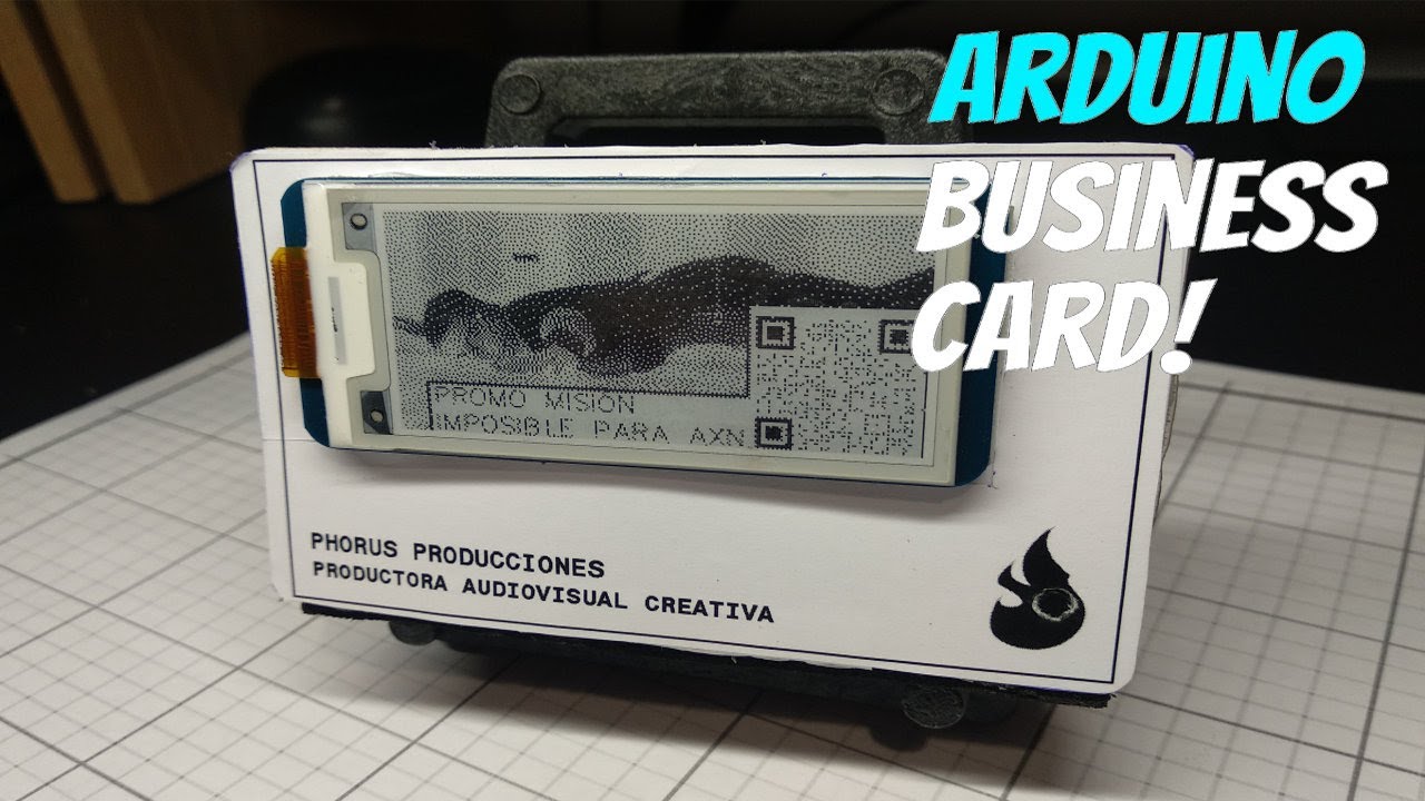 I made an Arduino Business Card #arduino #diy #businesscard - YouTube