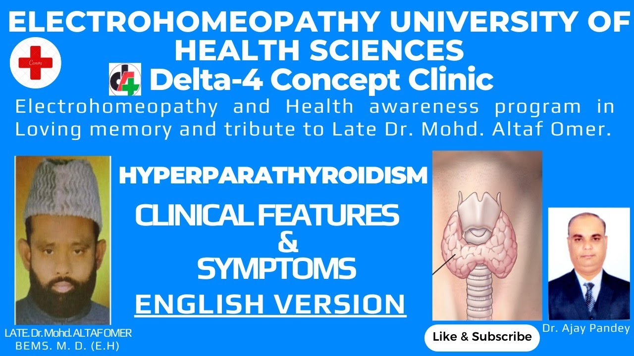 HYPERPARATHYROIDISM CLINICAL FEATURES AND SYMPTOMS - YouTube
