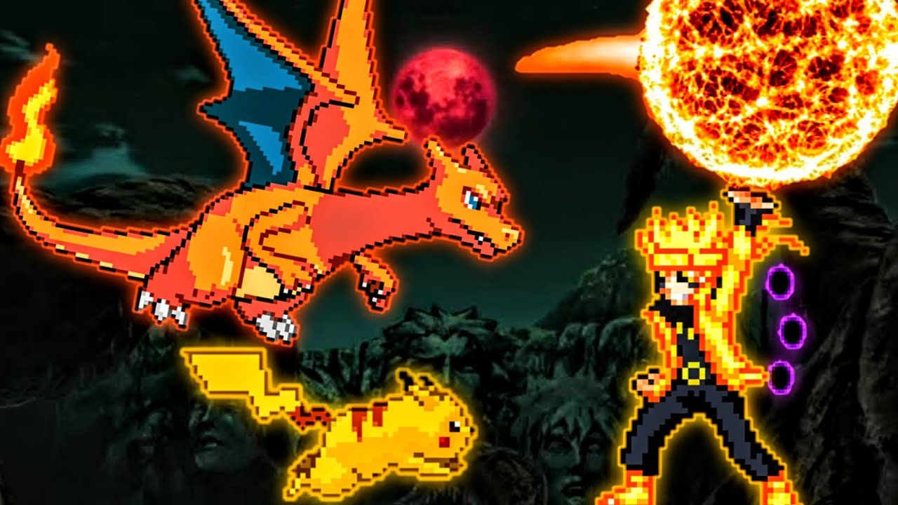Pikachu OP (New) & Charizard OP (New) VS Naruto V3 OP (all form) in ...