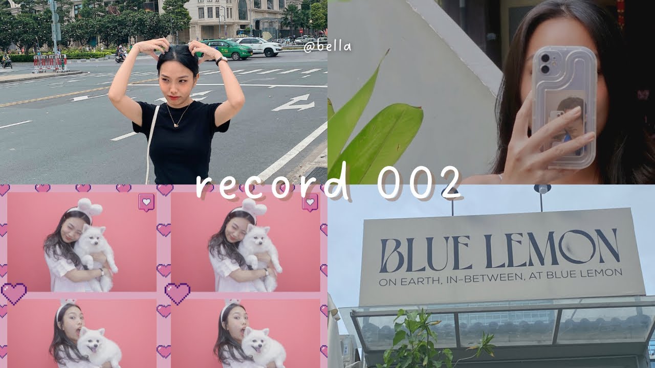 record 002 ˖⁺‧₊tour saigon,reaction card design,quận 2 với má, life4cut ...