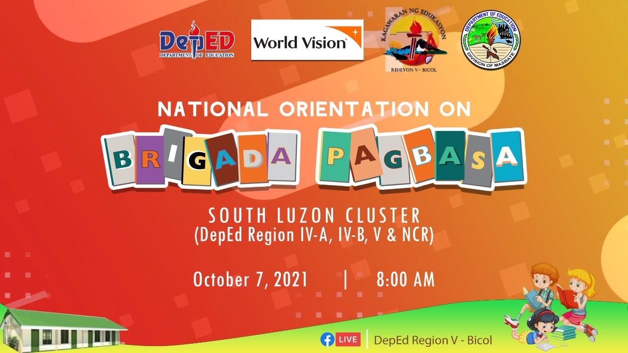 NATIONAL ORIENTATION ON BRIGADA PAGBASA (South Luzon Cluster) - YouTube