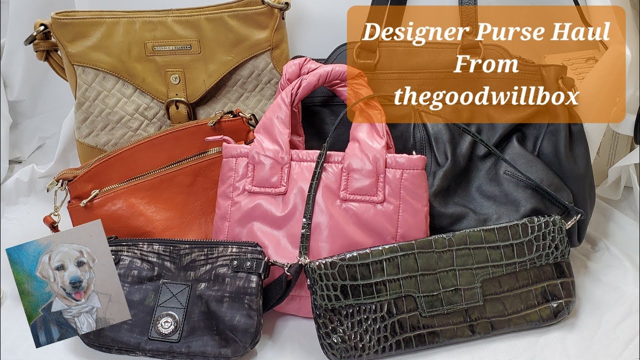 Goodwill Designer Purse Unboxing 👛 👜 It's good to be back, thanks for ...