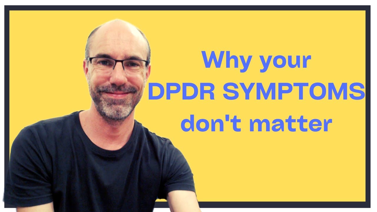 Stop ANALYSING your DPDR symptoms (for a quicker recovery) - YouTube