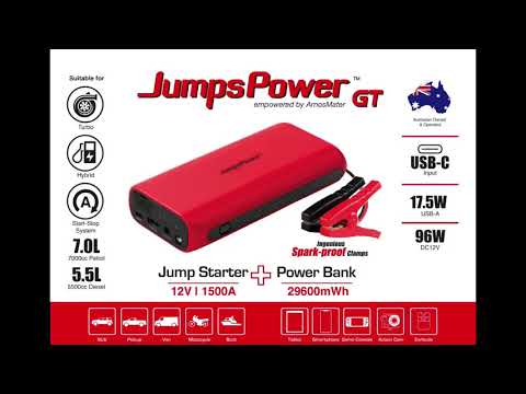JumpsPower GT Jump Starter Start Honda Civic Type R FD2 K20A 2.0 Suits ...