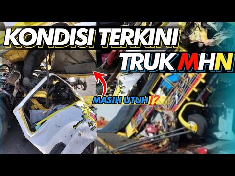 KONDISI TERKINI TRUK MHN YANG LAKA DI TOL JOMBANG