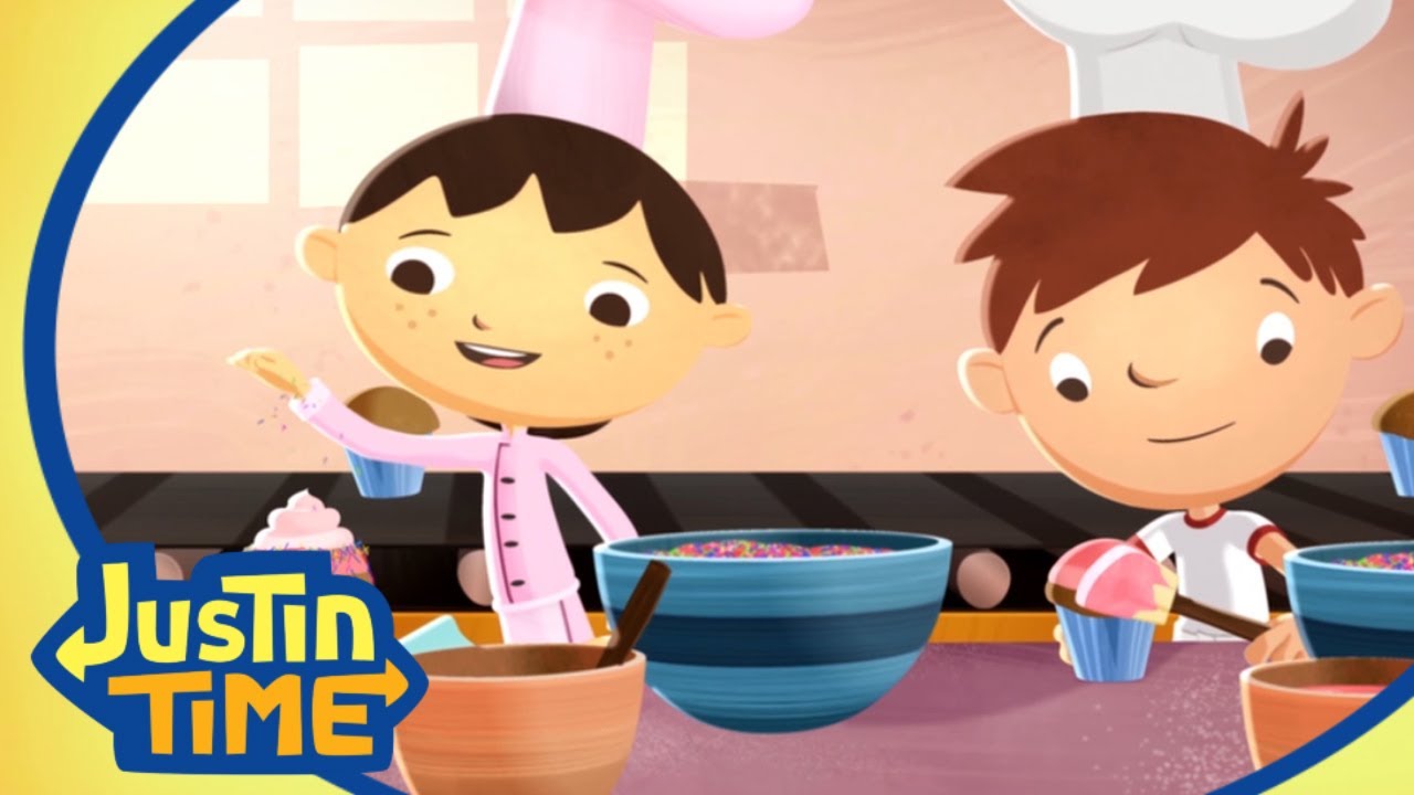 Decorating Cupcakes | Justin Time Episode Clip - YouTube