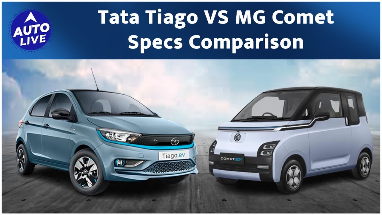 Tata Tiago Vs. MG Comet Specs Comparison | Auto Live - YouTube