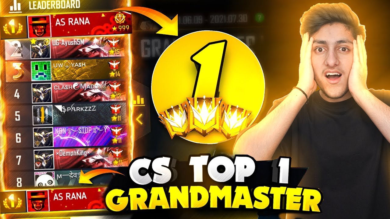 New Rank Season Push😱Top 1 Global In Cs Rank - Garena Free Fire - YouTube