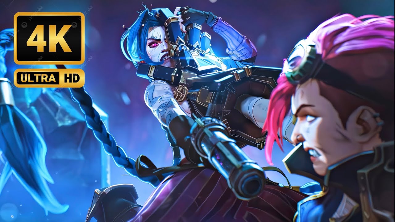 Arcane Jinx vs Vi 4K 60fps edit - YouTube