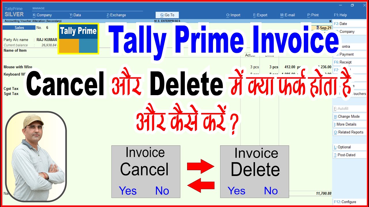 How Sale Invoice Cancel In Tally Prime How Delete Sale Invoice In How Sale Invoice Cancel In Tally Prime How Delete Sale Invoice In