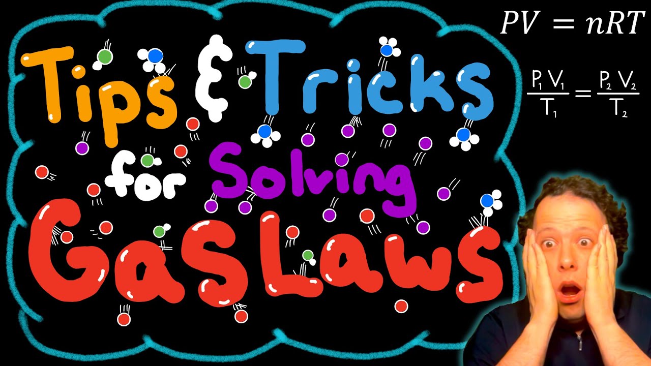 Tips and Tricks on Solving Gas Laws in Chemistry! Ideal Gas Law, Molar ...