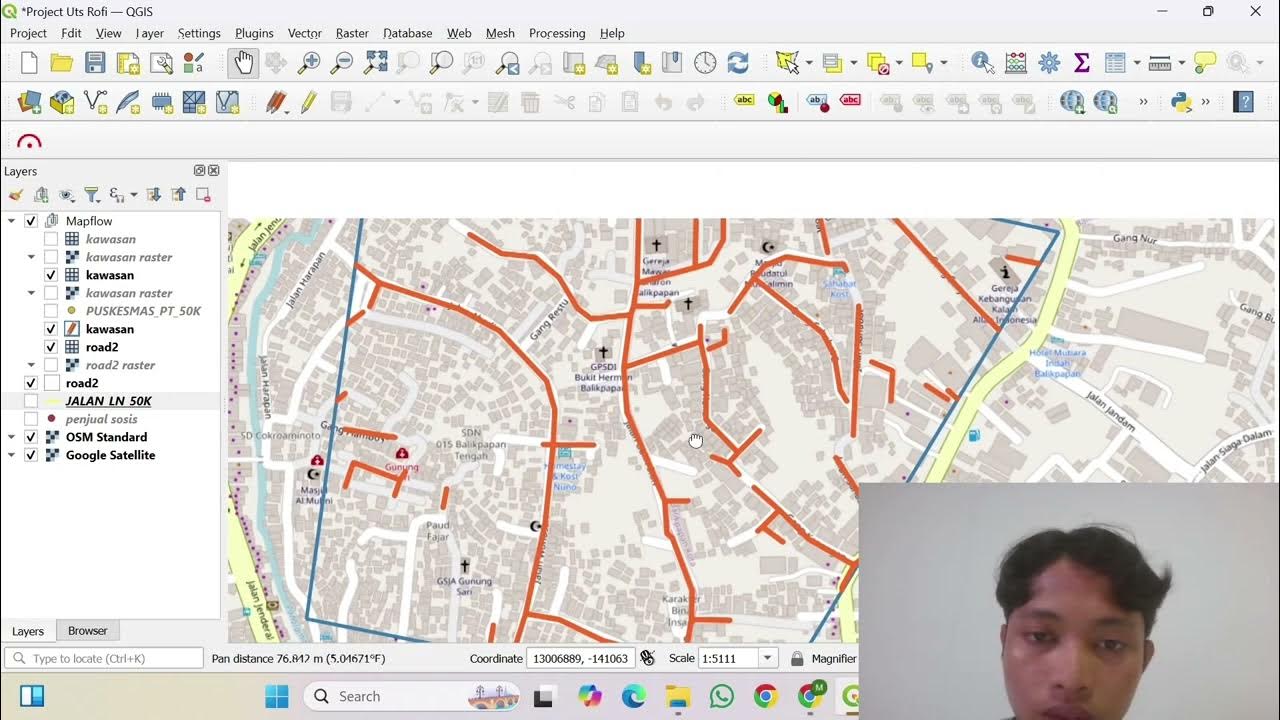 Implementasi pluggin mapflow dan qgis2web pada software Quantum GIS - YouTube