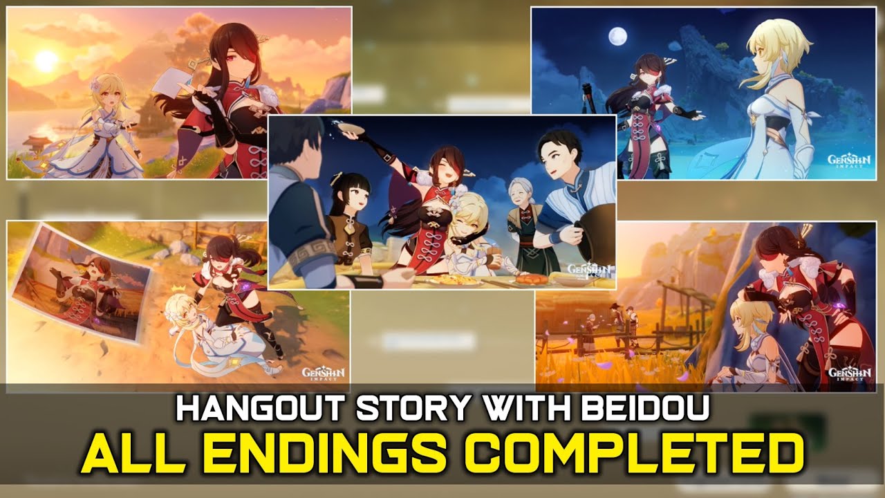 Hangout Story With BEIDOU Guide (Completed all Endings) - Genshin ...