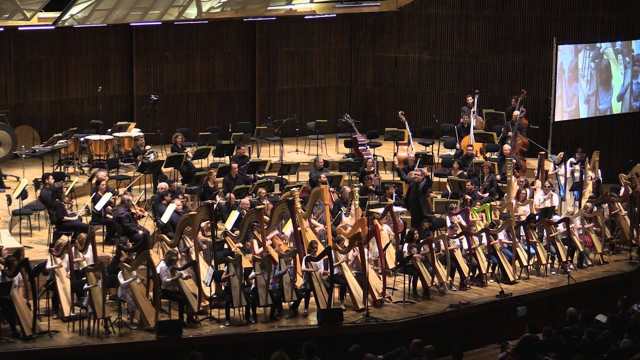 G.F. Handel - Harp Concerto in B flat Major - 1. Andante Allegro - YouTube