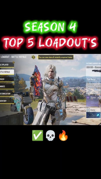 S4 Top 5 Loadouts🔥💪Pro Settings in CODM BR💯🔥Codmobile🤕CODM Pro Setting #shorts #codmbr #codm #ff ...