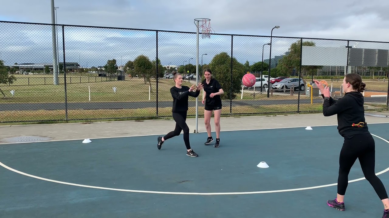 Netball - Small Group: Circle Work - Triangles - YouTube