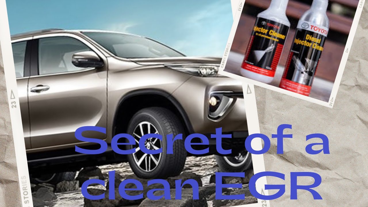 What is the secret of a clean EGR VALVE II TOYOTA FORTUNER 2016 TO 2022 ...