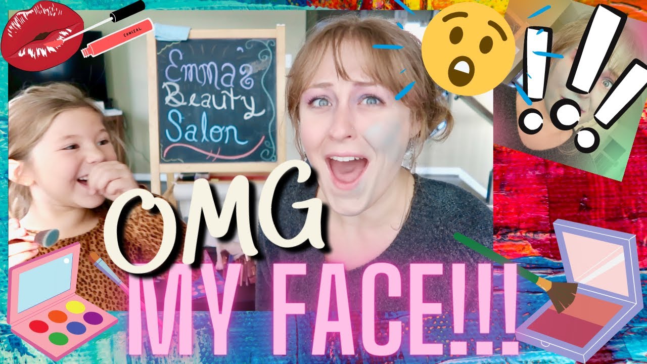 I Let A 7 YEAR OLD Do My MAKEUP!!!! - YouTube