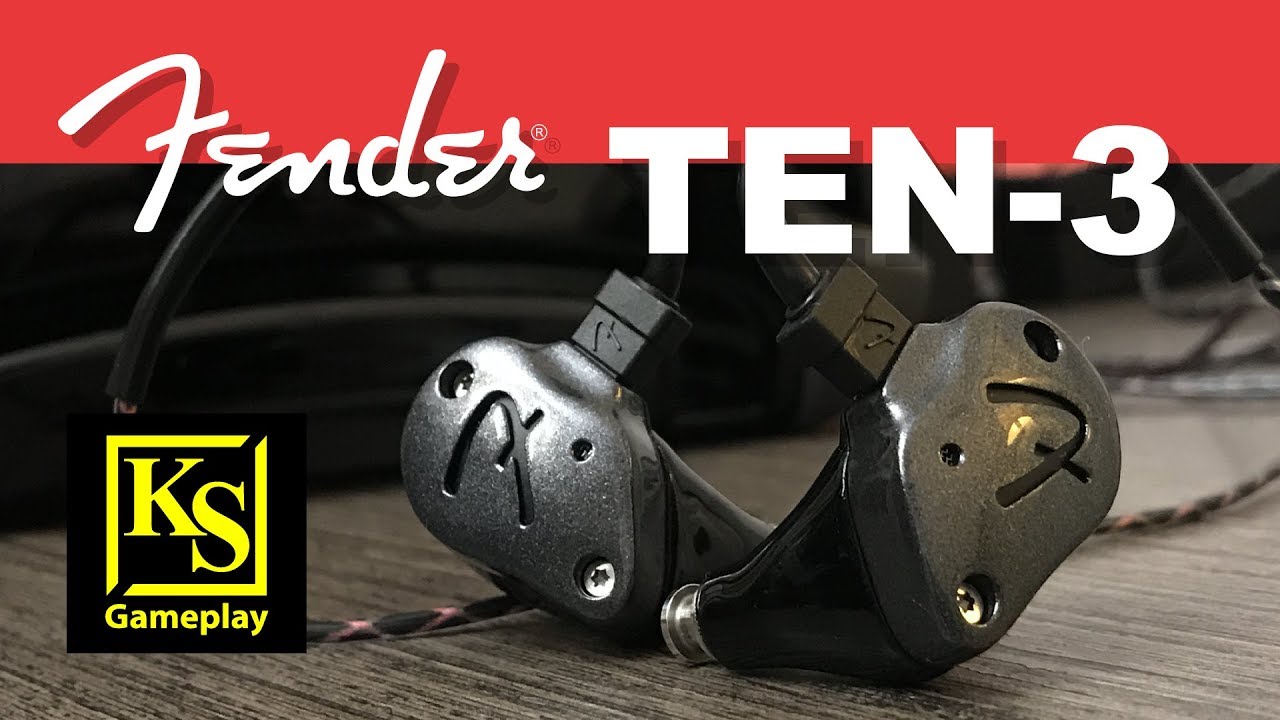 Fender TEN-3 耳機開箱 - YouTube