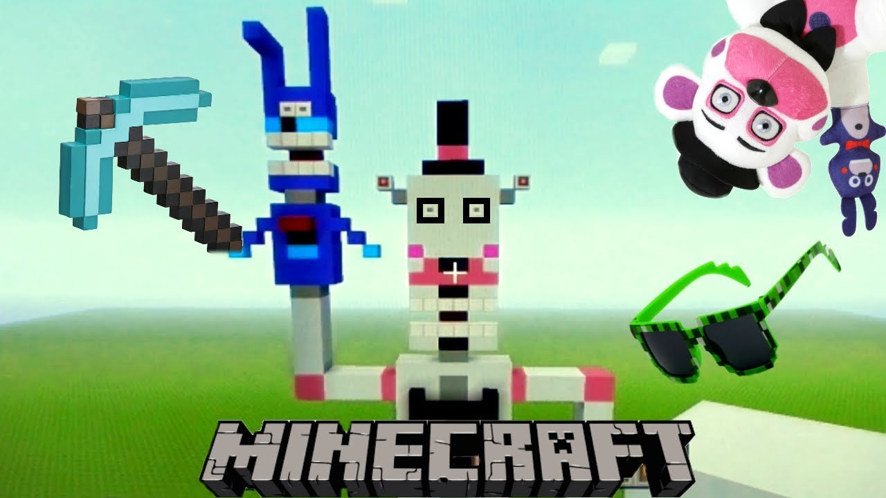 Small Boy Building FNaF Funtime Freddy in MINECRAFT - YouTube