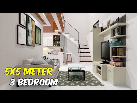 Gak Nyangka Banget, Ternyata Rumah 5x5 Meter Bisa Muat 3 Kamar Tidur