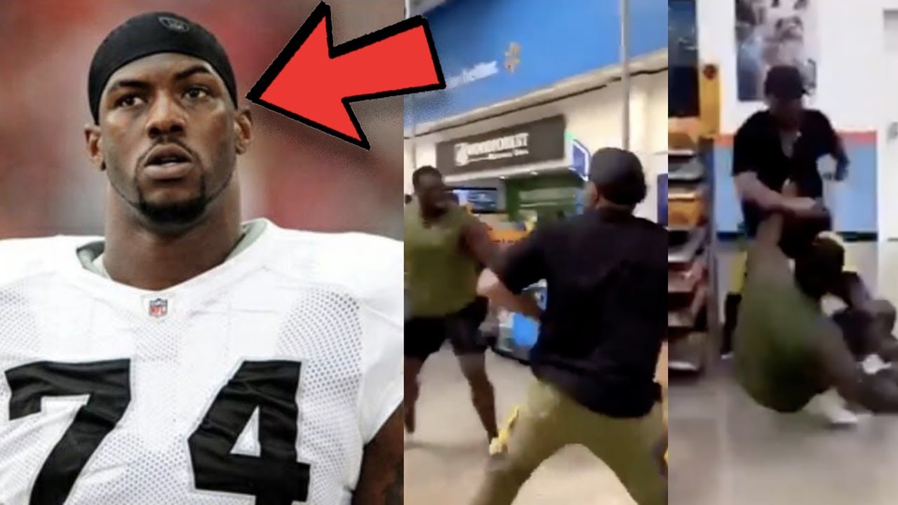 Ex-NFL Player Gets Knocked Out In Walmart - YouTube