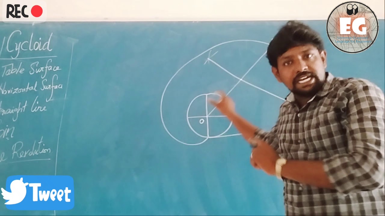 How to draw a tangent and normal line in the involute curve? - YouTube