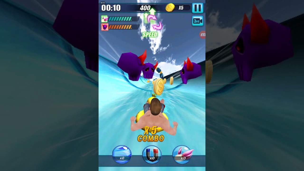 water slide 3d (game) - YouTube