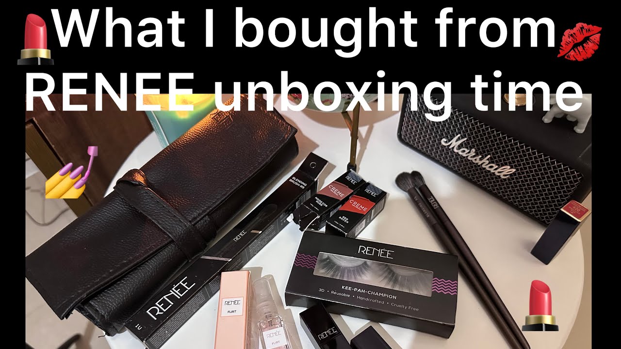 What I bought from RENEE unboxing time - YouTube