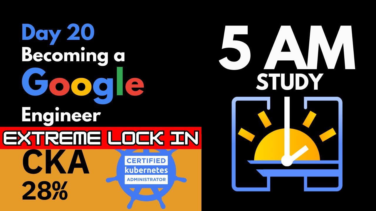 CKA in 6 days. Extreme Lock in. | 5 AM Study - YouTube