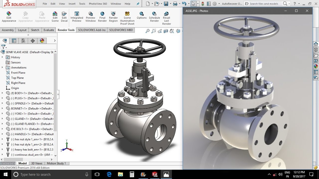 SDNR Valve Design | Complete Assembly Part 5 | Assemble with mates ...