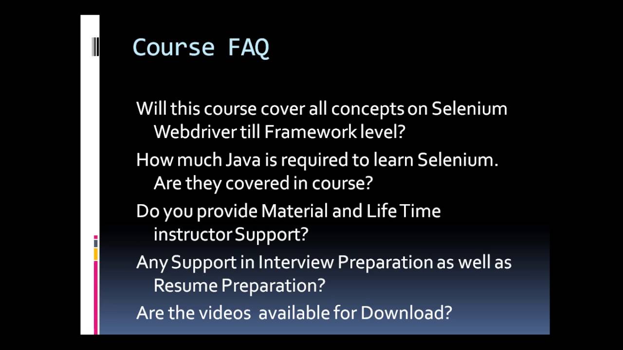 Selenium Webdriver With Java Basicsadvancedinterview Guide Youtube 1562