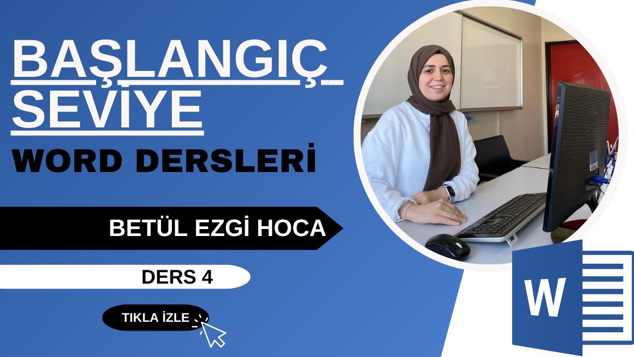 MİCROSOFT WORD GİRİŞ DERS 4 - Madde işareti - YouTube