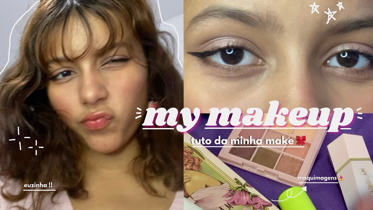 minha maquiagem 🪷| tutorial de como eu faço - YouTube