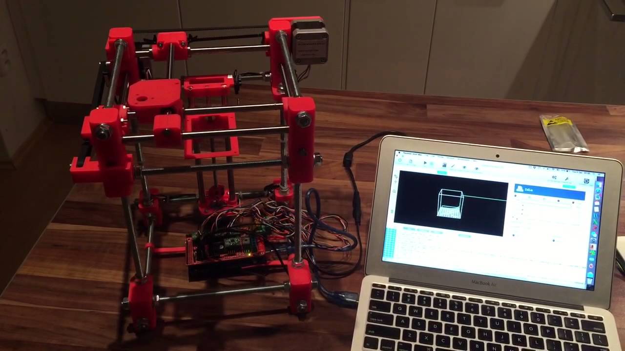 Skeleton 3D printer - YouTube