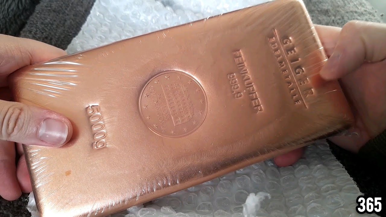 I bought a HUGE copper bar as an investment! - YouTube