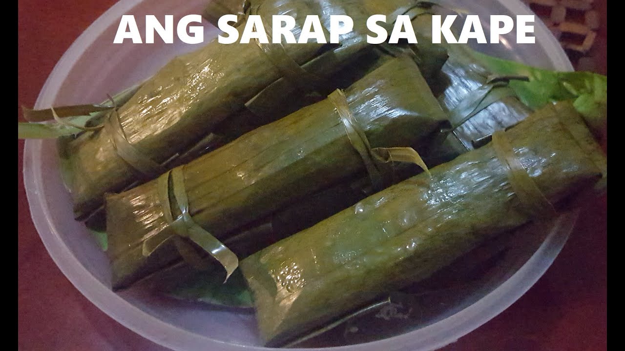 SUMAN MALAGKIT SA DAHON NG SAGING | LUTONG BISAYA - YouTube