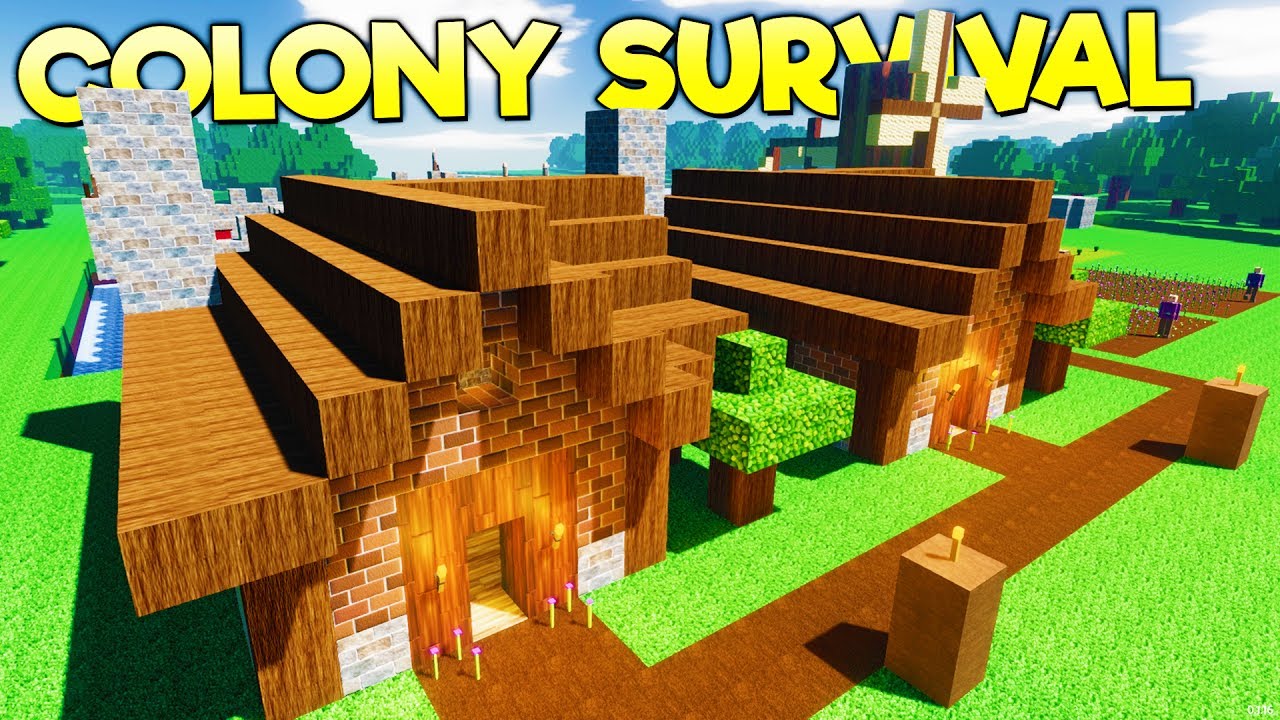 MEDIEVAL TOWN HOUSES! New Update With New Blocks, Huge Underground ...