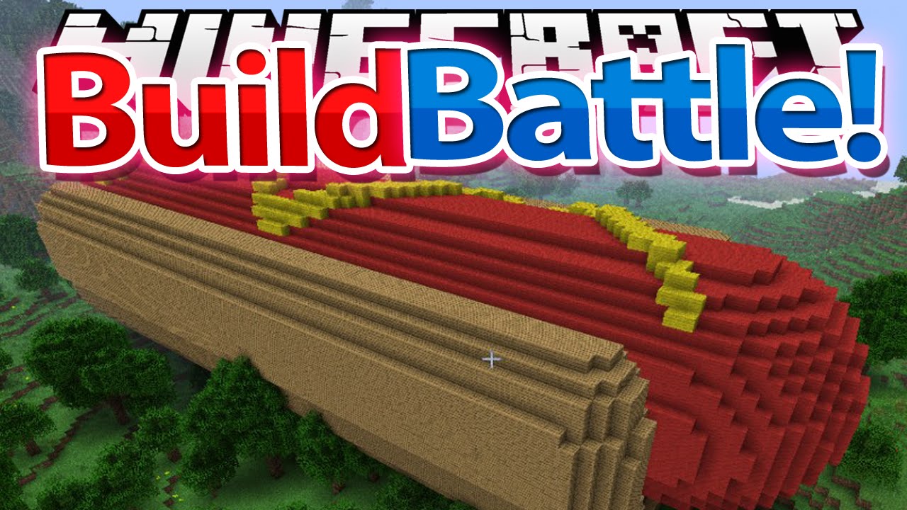 Minecraft: BUILD BATTLE - LOCUL 1 - HOTDOG w/ xSlayder ! - YouTube