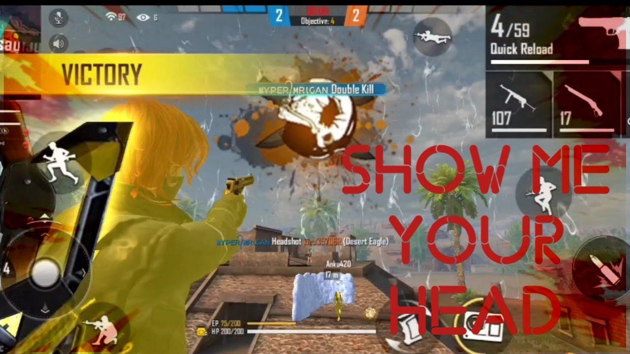 || FREE FIRE || SHOW ME YOUR HEAD || MONTAGE || - YouTube