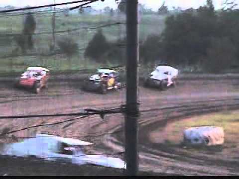 Dirt Track Racing 85 Speedway 6/27/09 modified heat race 2 - YouTube