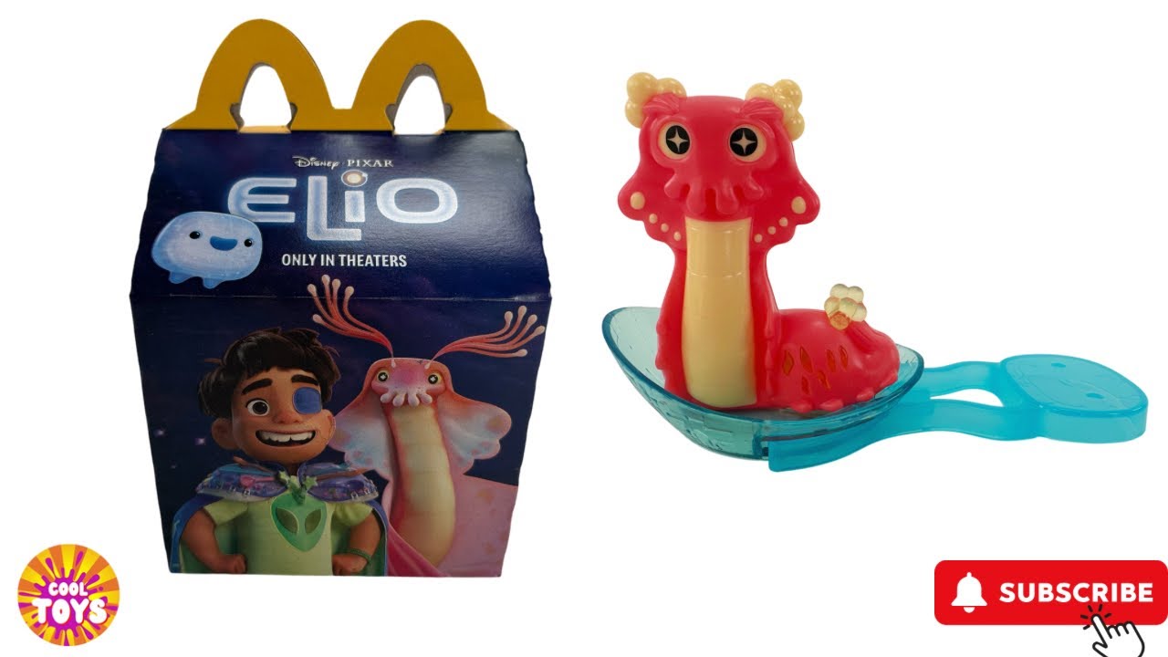 ELIO Disney Pixar McDonald's Happy Meal Toys! #eliodisney - YouTube