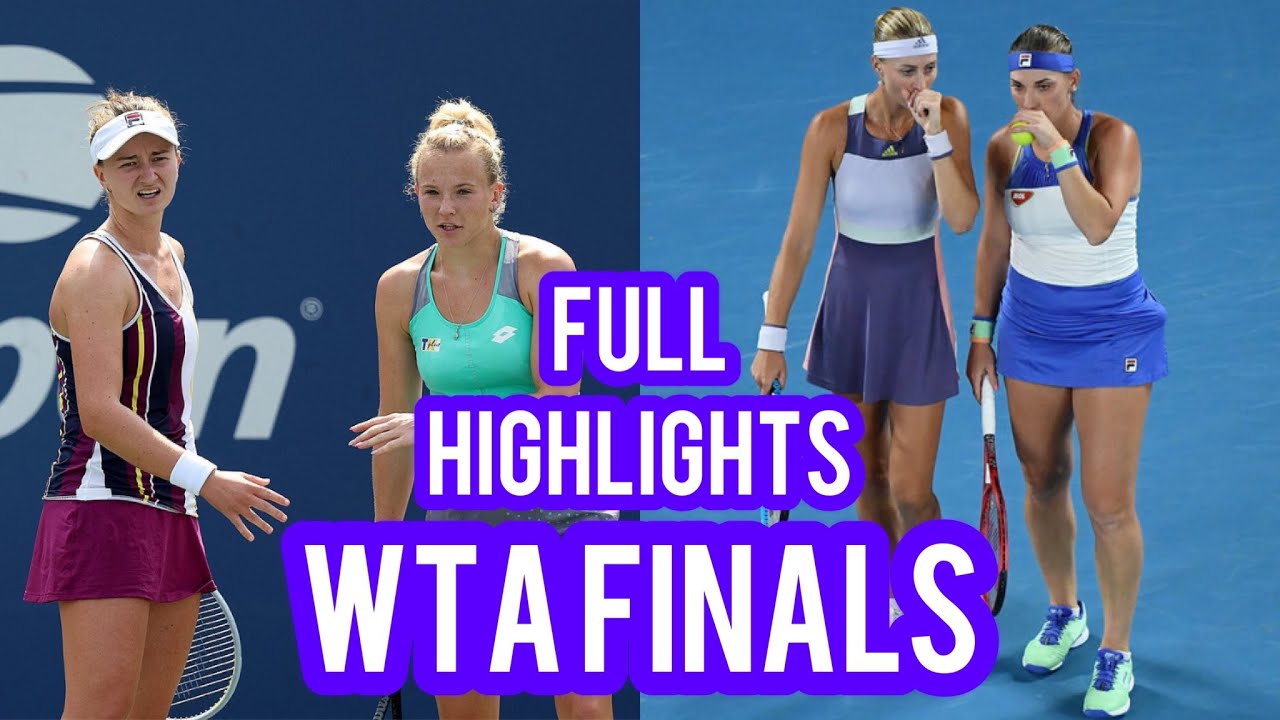Krejcikova/Siniakova VS Mladenovic/Babos | WTA Finals Final | Full ...