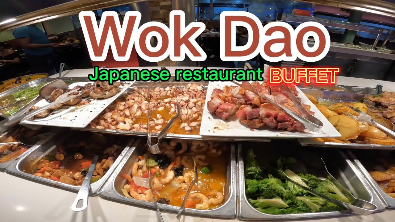 4K / Eat all you can wok dao Barcelona.. busog … - YouTube