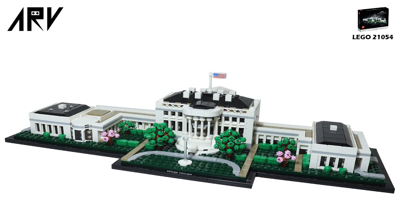 LEGO 樂高 21054 建築系列 美國白宮快速組裝 | LEGO 21054 The White House Speed Build ...